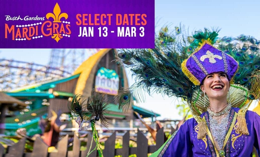 Busch Gardens Mardi Gras • Full 2024 Schedule – Go Gulf States