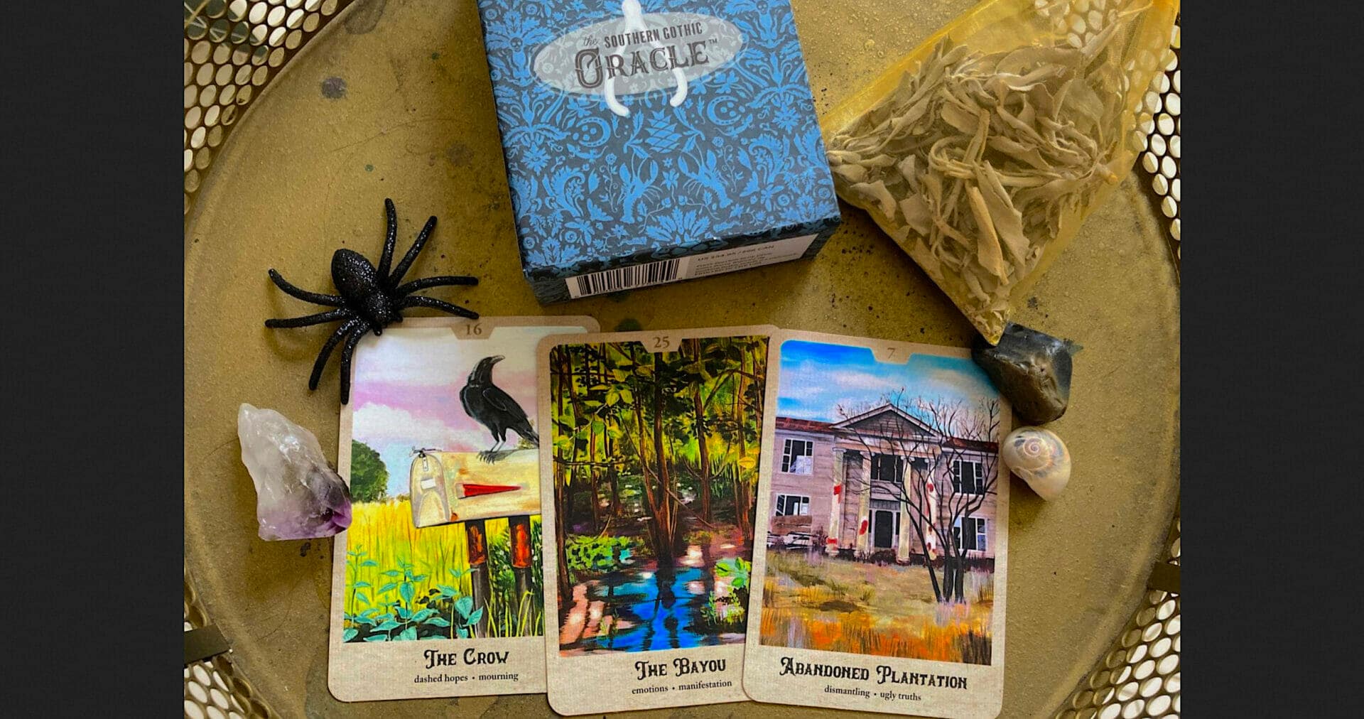 💀 Southern Gothic Oracle Tarot Reps the Spirits of the South Like No ...