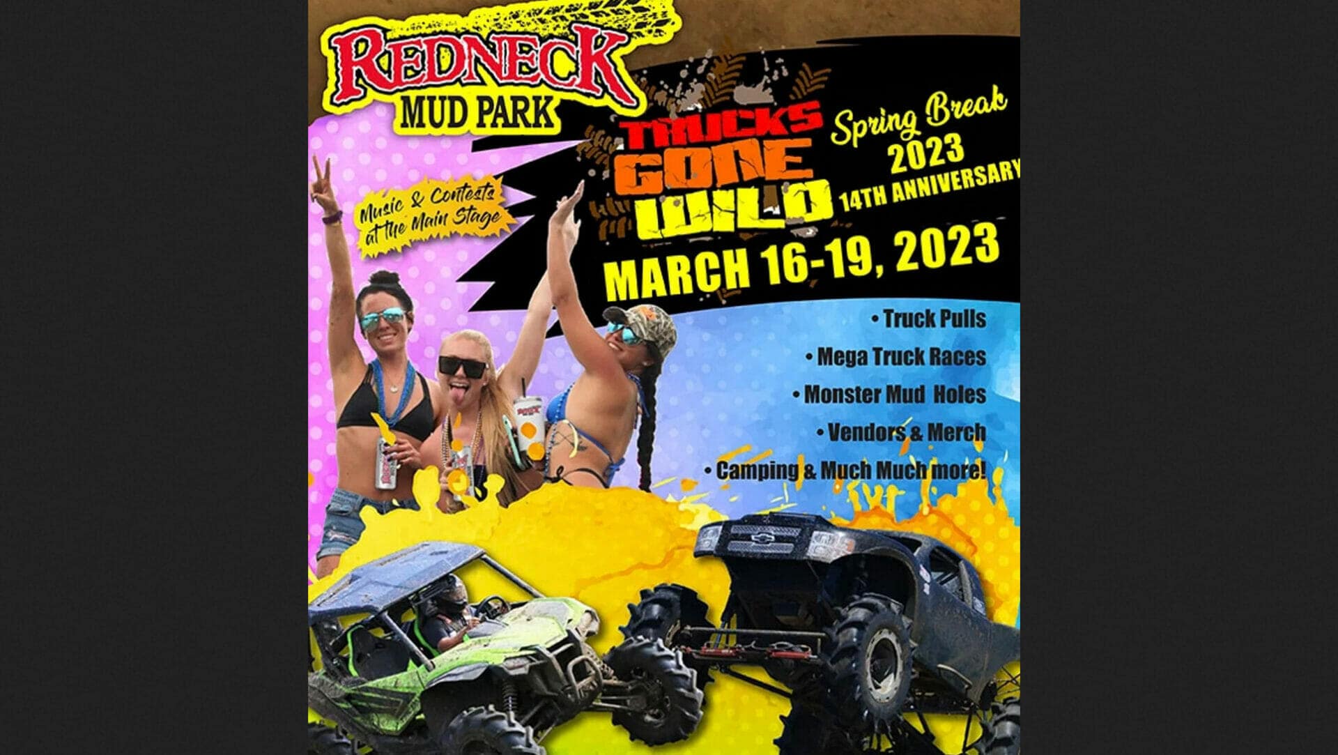 Trucks Gone Wild Spring Break at Redneck Mud Park – Go Gulf States